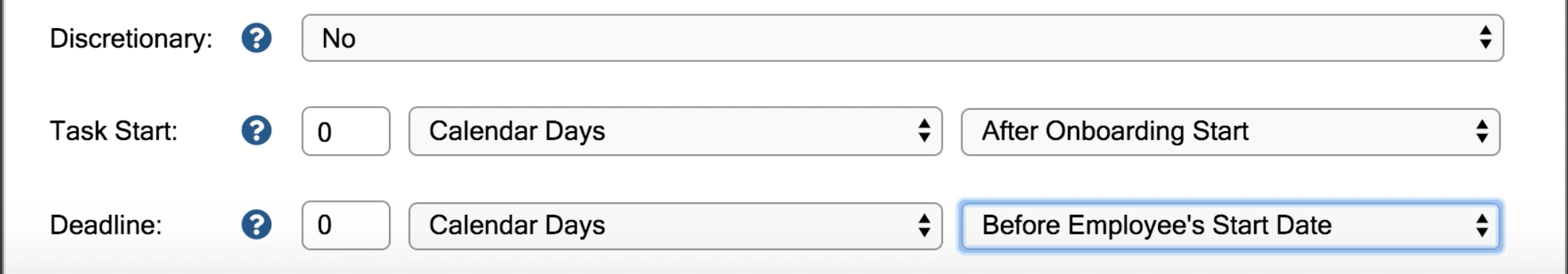 Setting up task – ExponentHR Elevate