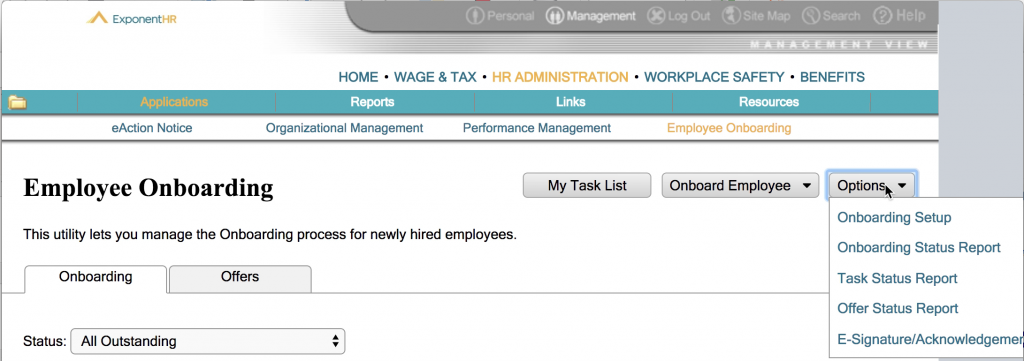 Report types – ExponentHR Elevate