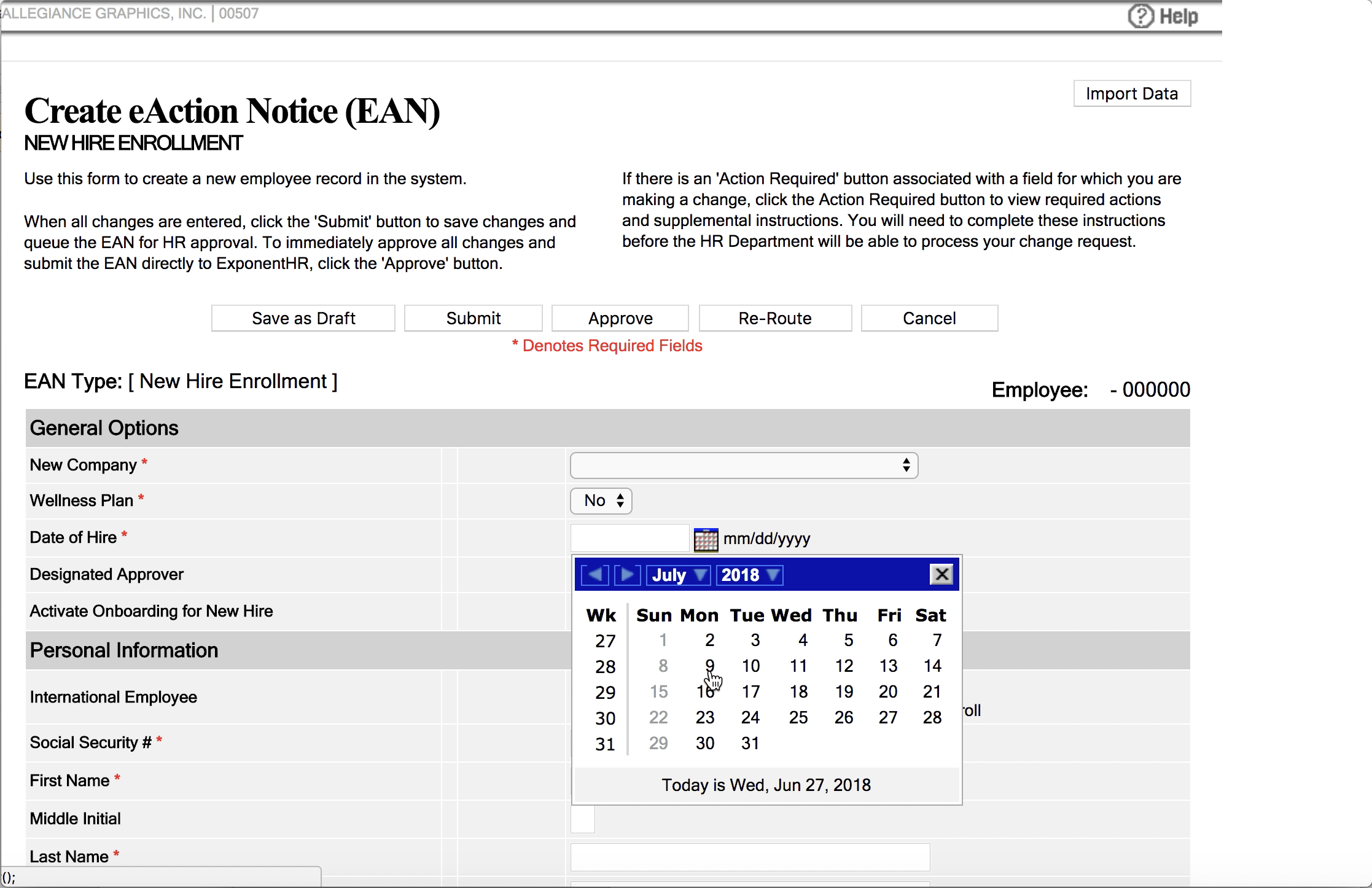 Introduction to initiation – ExponentHR Elevate
