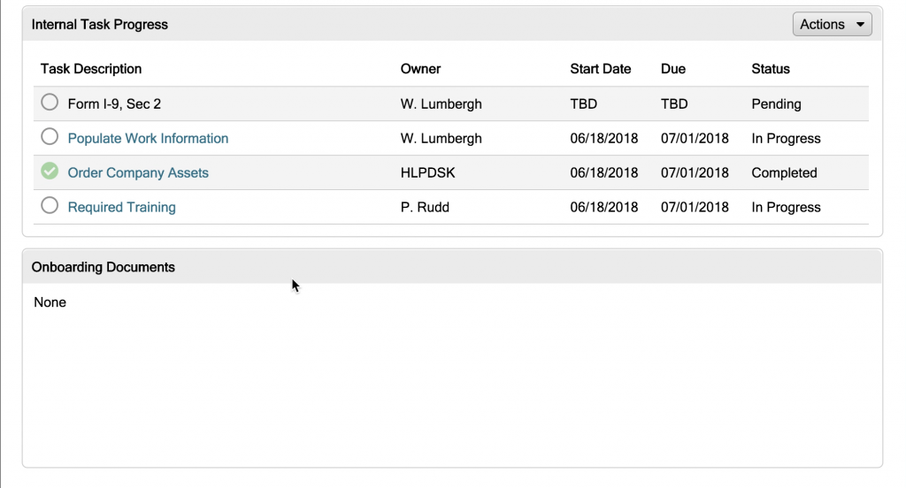 Onboarding – ExponentHR Elevate