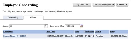 Offer Letters – ExponentHR Elevate